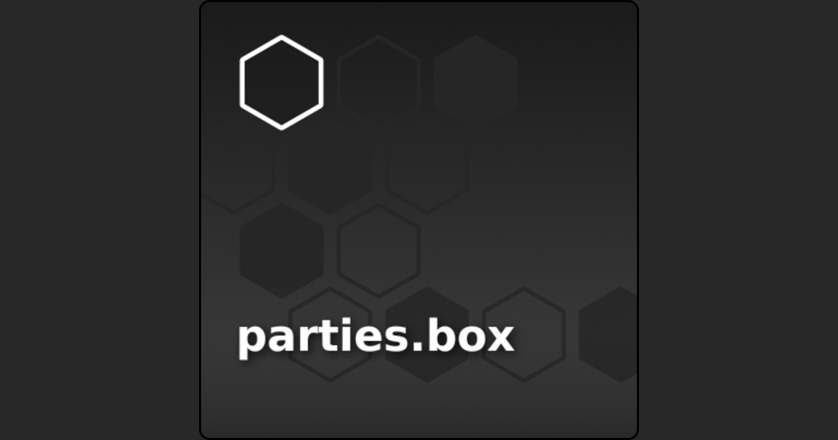 parties.box - Profile | .box